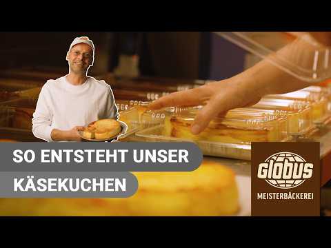 Im Kurzvideo: So entsteht unser Käsekuchen I GLOBUS Meisterbäckerei