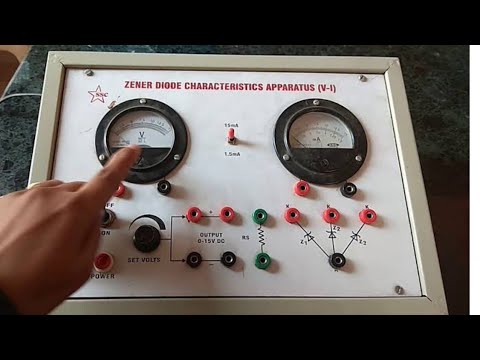 ZENER DIODE to determine reverse breakdown voltage class 12 physics ...