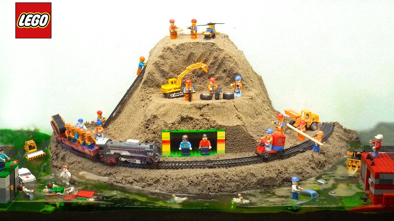 Flood Disaster with Toxic Water and Railroad Model Collapse - YouTube