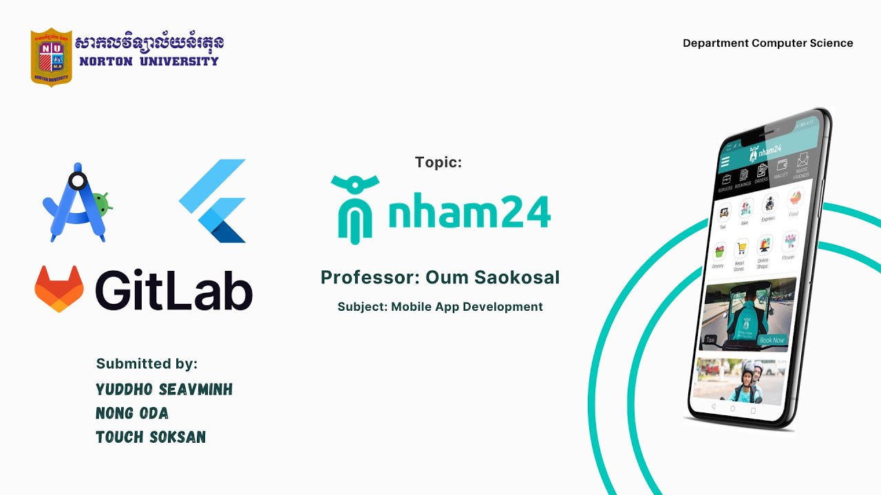 Clone UX/UI App Nham24 | Mobile Development | Flutter Project | GitLab - YouTube