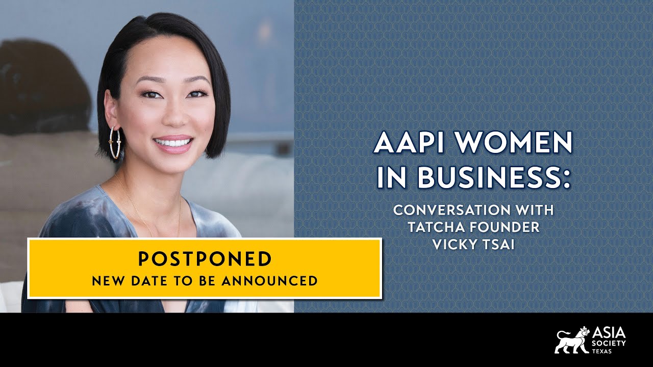 Webcast: AAPI Women in Business: Conversation With Tatcha Founder Vicky ...