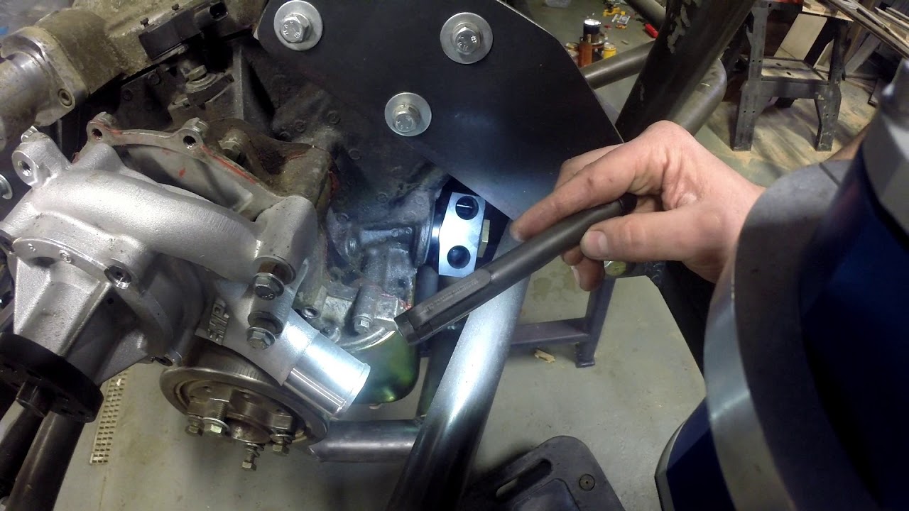 Installation of Canton Racing Products Accusump, valve, and remote ...