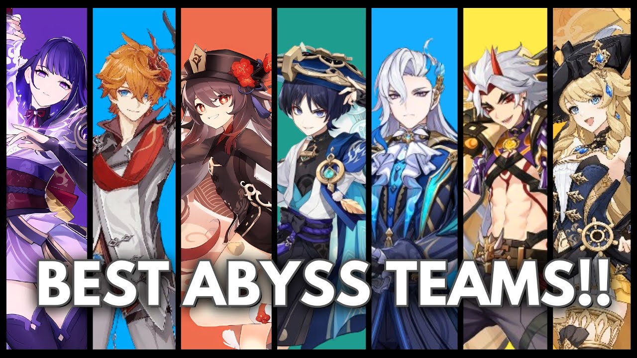 7 STRONGEST Teams for ABYSS !! Jadeplume Terrorshroom [ Genshin Impact ...
