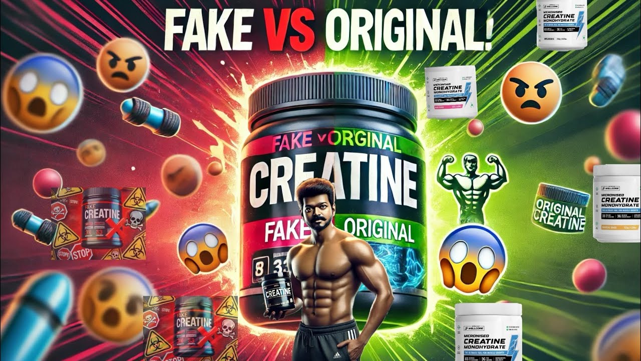 How to use Creatine ? | original vs fake | How to test Creatine ...