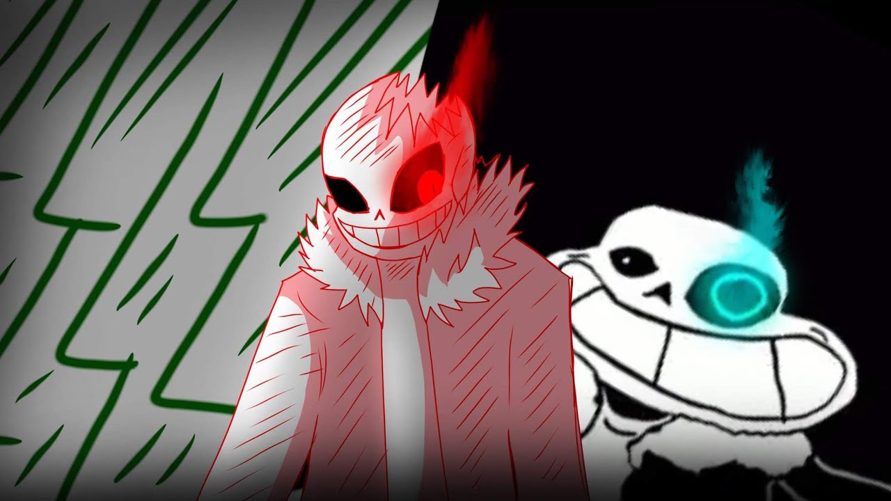 horror sans meet saness ( animation ) - YouTube
