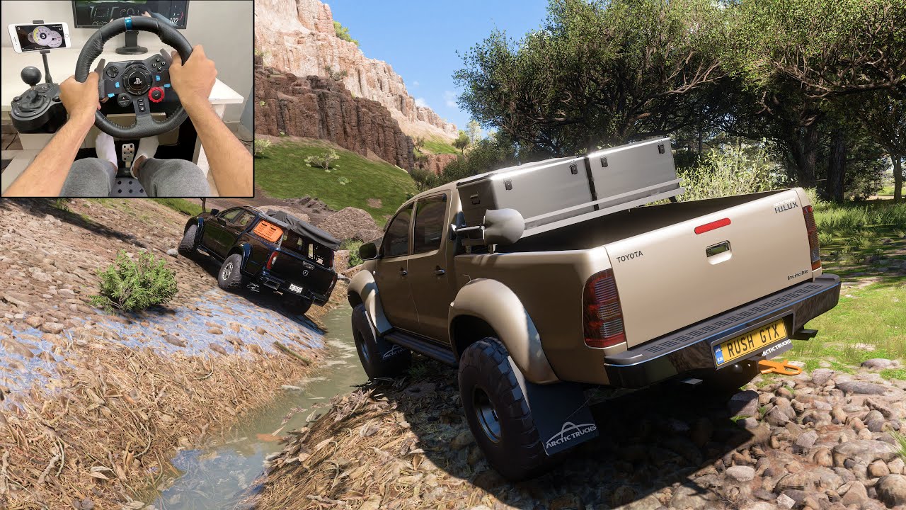 Toyota Hilux & Mercedes X-Class | OFFROAD CONVOY | Forza Horizon 5 ...