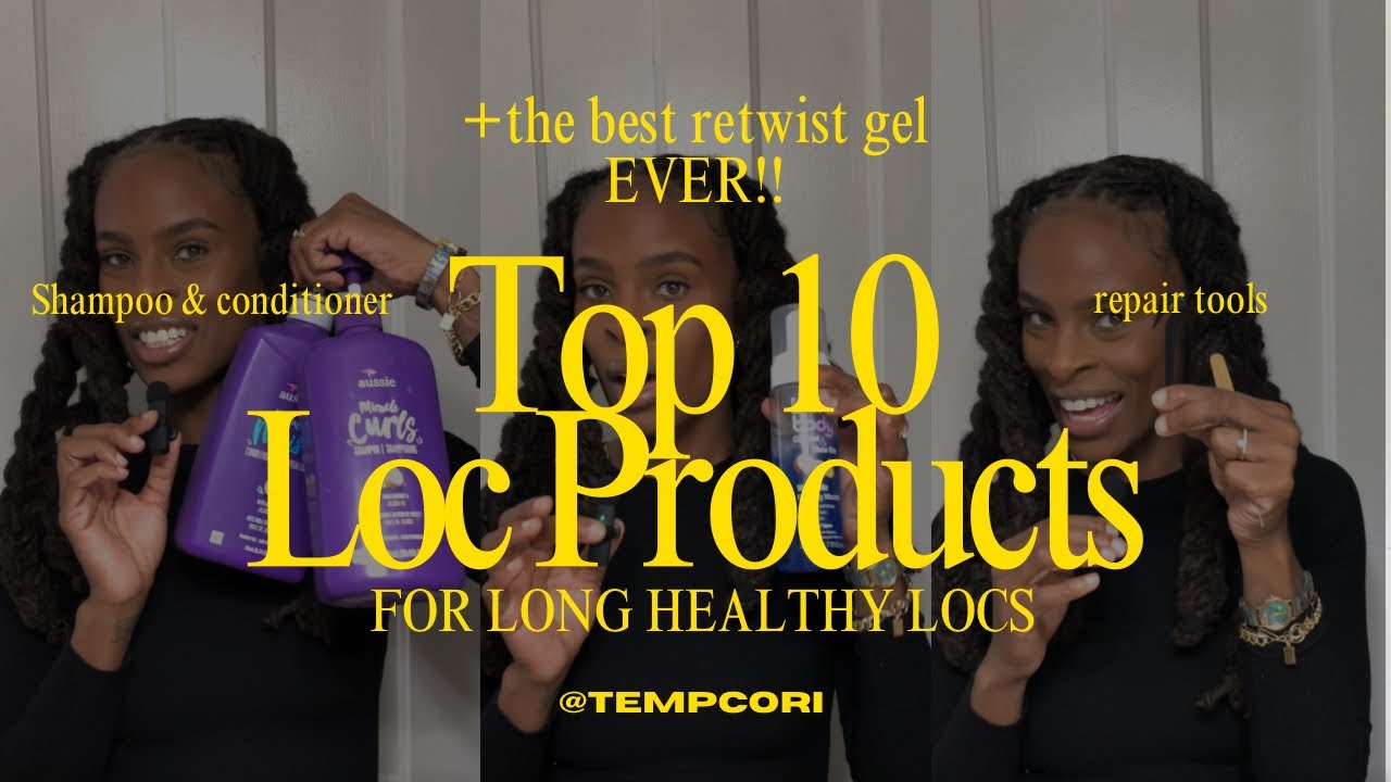 My Top 10 Loc Products & Tools for Healthy, Beautiful Locs! - YouTube