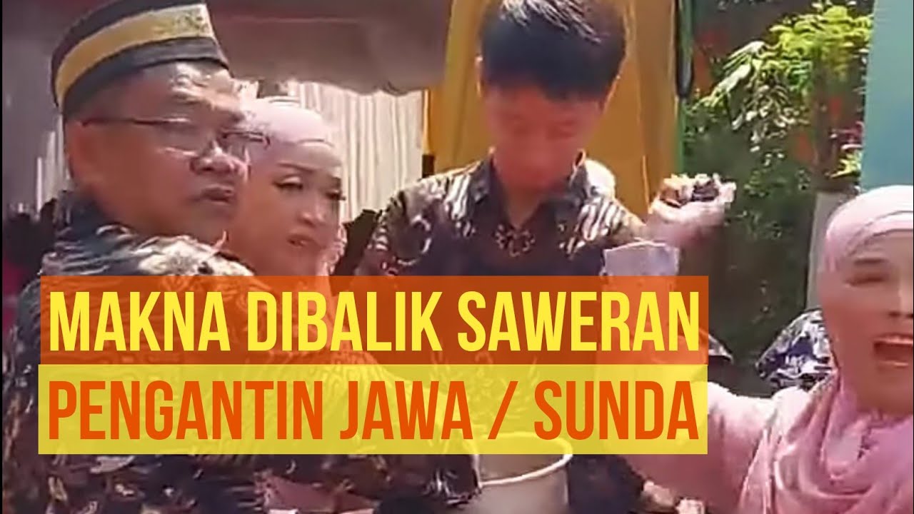 Sejarah dan Makna Saweran Pengantin Adat Jawa / Sunda - YouTube