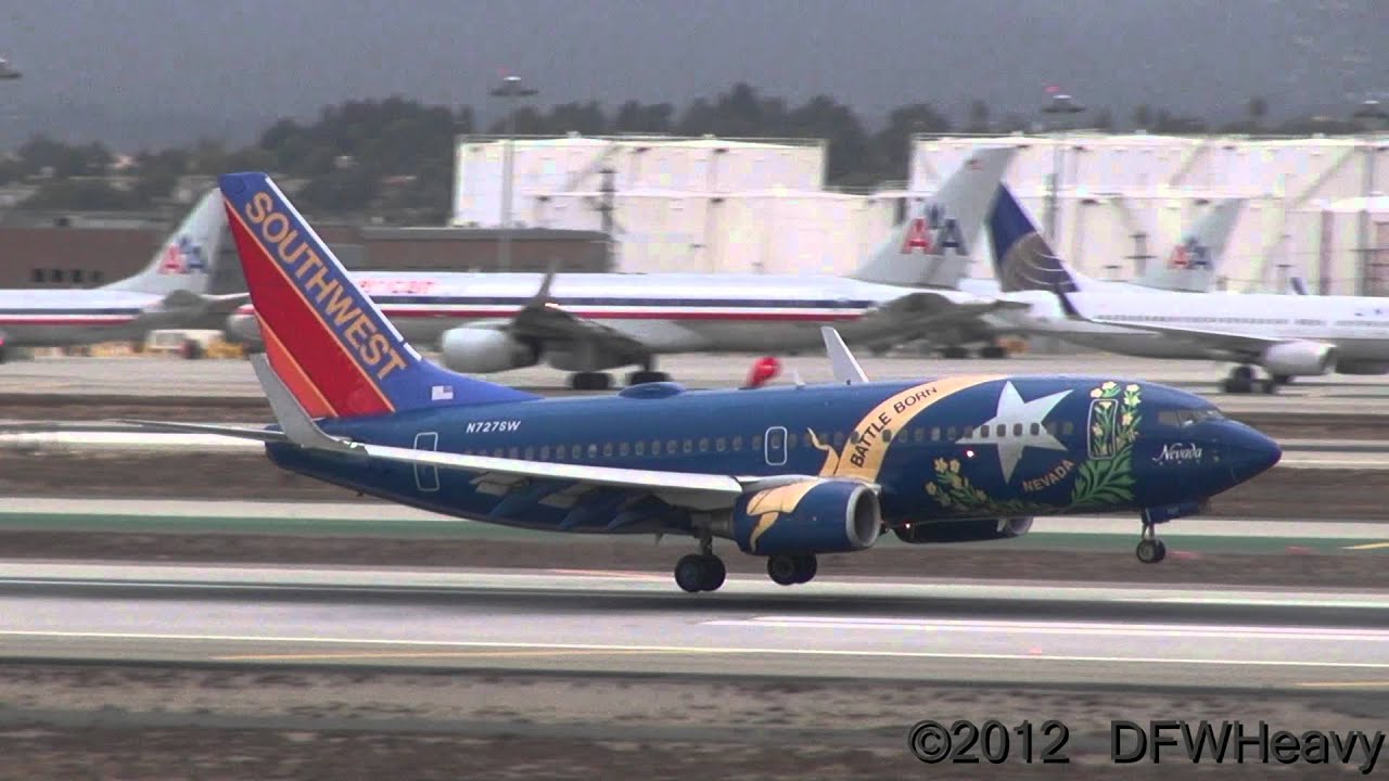 Southwest Airlines "Nevada One" 737-7H4 [N727SW] - YouTube