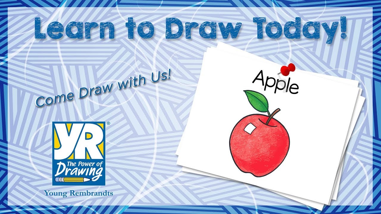 How to Draw an Apple - YouTube