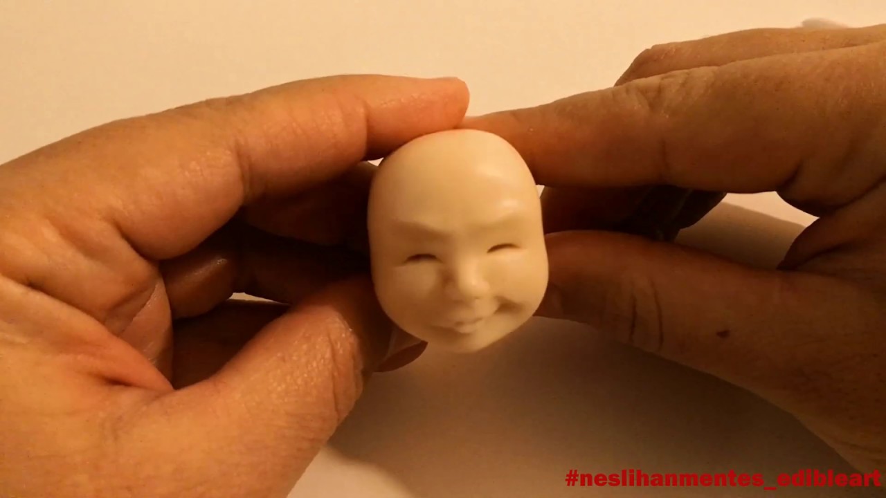 Fondant Face Modelling / Şeker Hamurundan Yüz Modelleme - YouTube