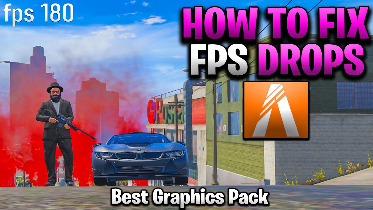 FPS DROPS? - FIXING THEM IN FIVEM GTAV (Best Graphics Pack!) - YouTube