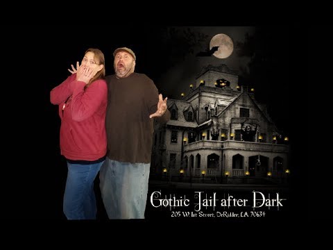 The Gothic Jail After Dark in DeRidder, Louisiana - YouTube