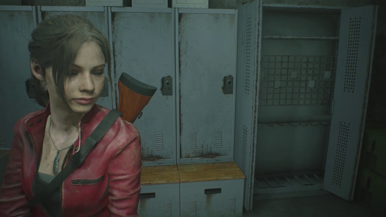 Resident Evil 2 Remake, Claire A - Waiting room safe, STARS office ...