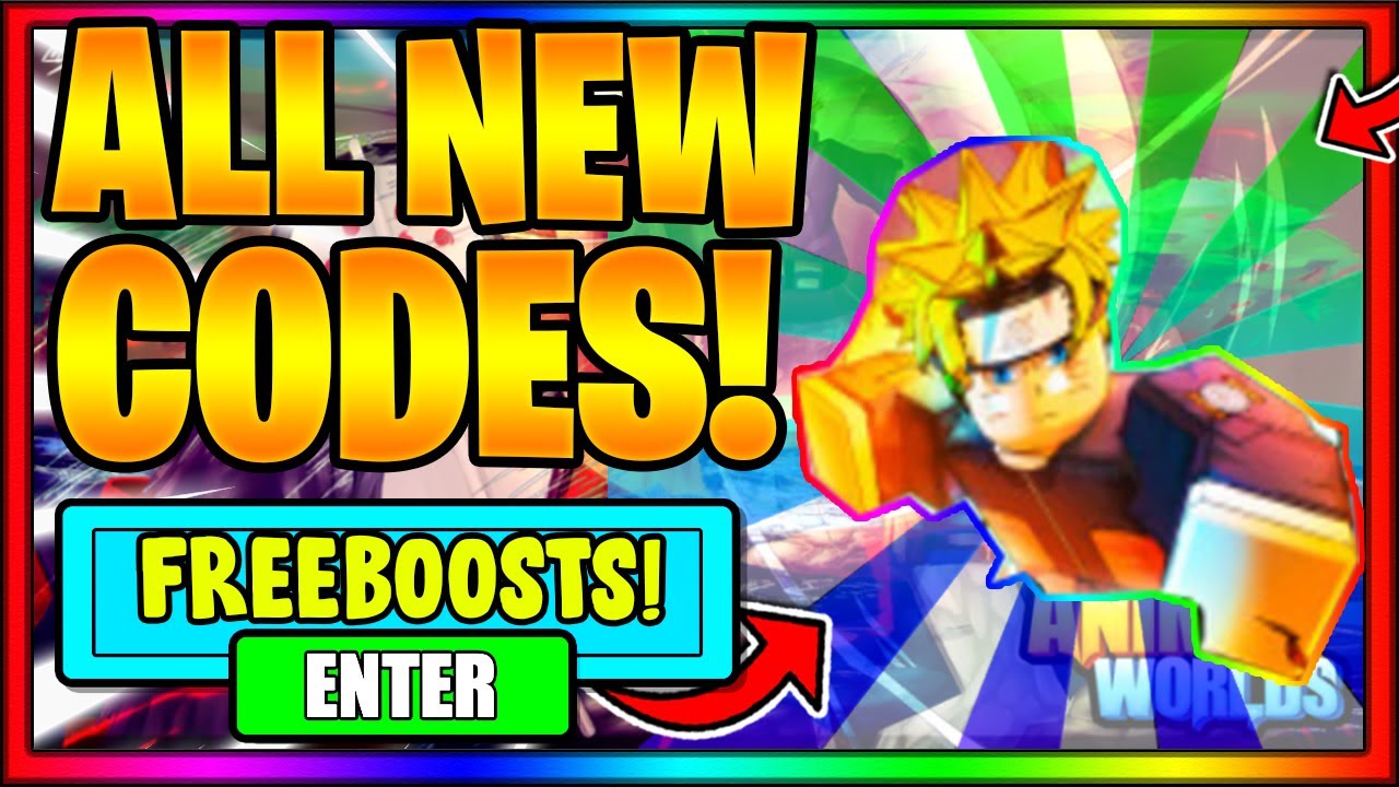 ALL *NEW* ANIME WORLDS SIMULATOR CODES *💰OP FREE BOOSTS💰* Roblox Anime ...