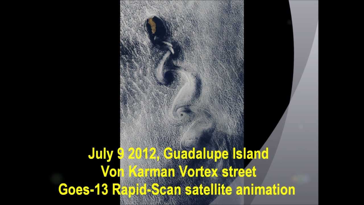 Guadalupe Island Von Karman Vortex Street Jul 09 2012 Goes 13 Rapid ...