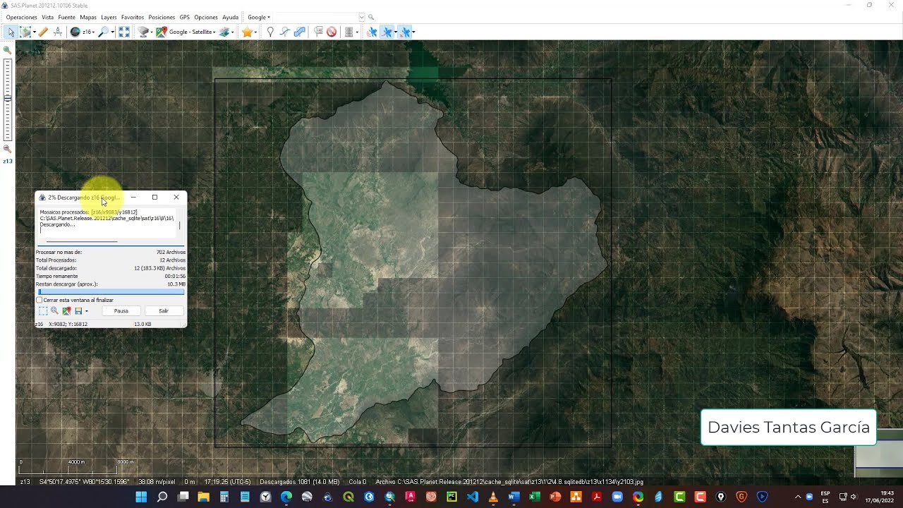 SAS PLANET - DESCARGA DE IMAGENES Y SU COMPROBACION EN ARCGIS [Giseando ...