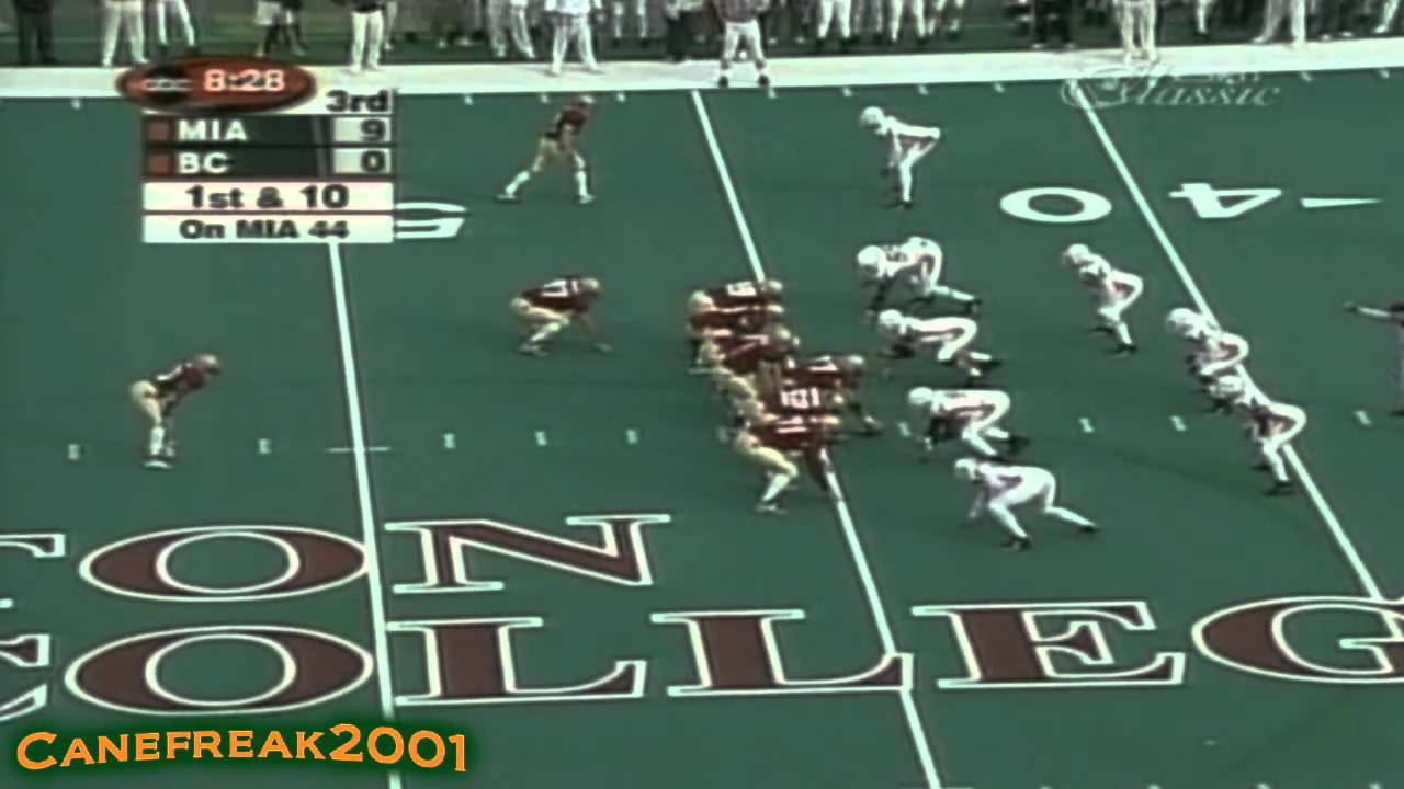 2001 Miami Hurricanes vs Boston College Highlights - YouTube