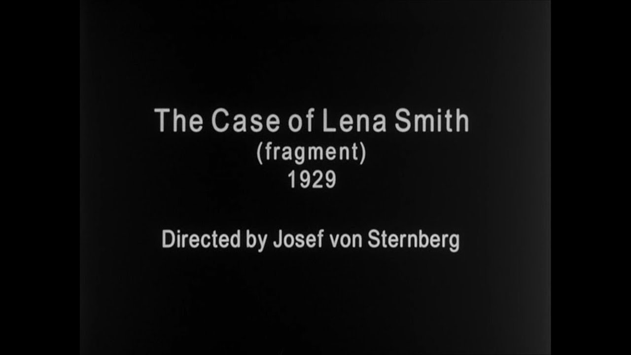 The Case of Lena Smith (1929) - YouTube