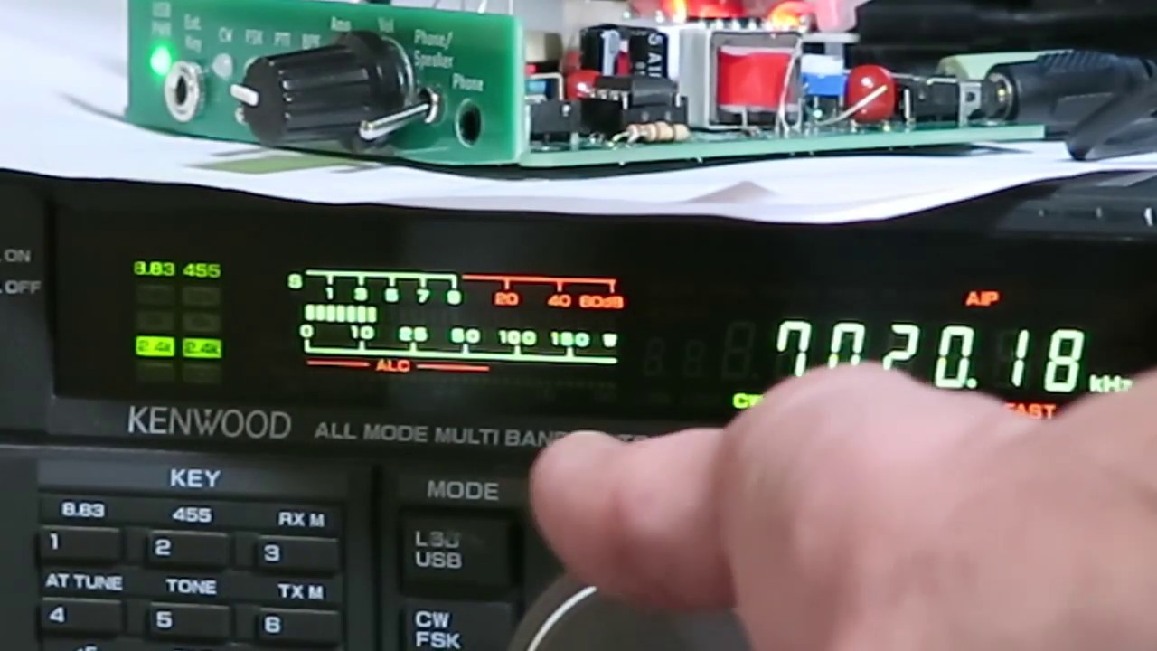 CW audio active filter 700Hz - YouTube