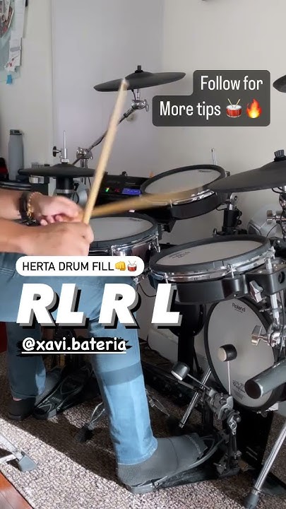 How to play the HERTA as a Drum Fill 🥁 #drummer #drums #baterista #bateria - YouTube
