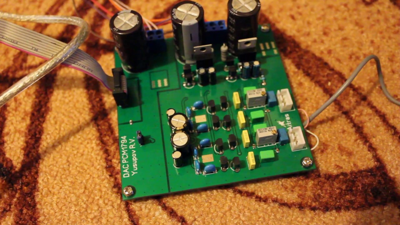 DAC PCM1794 - YouTube