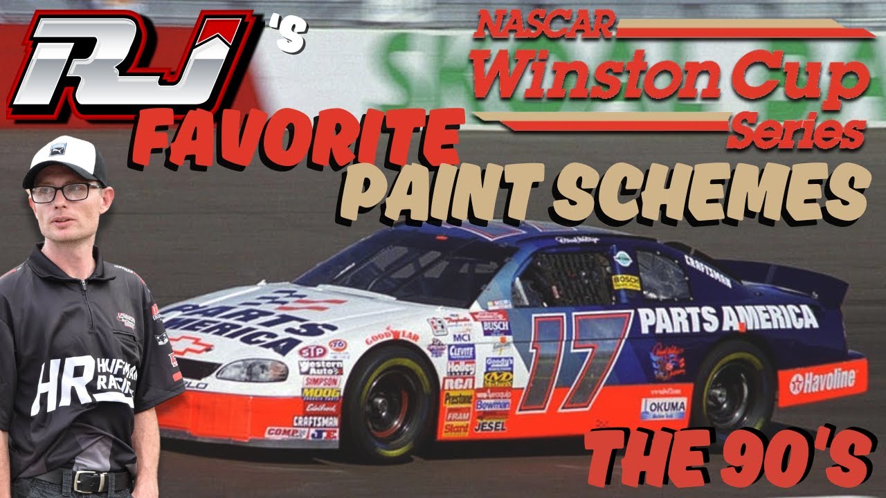 My Favorite 90's NASCAR Winston Cup Schemes - YouTube