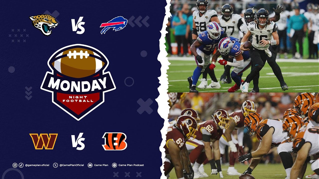 Pronóstico y Previa MNF: Jaguars vs Bills / Commanders vs Bengals - YouTube
