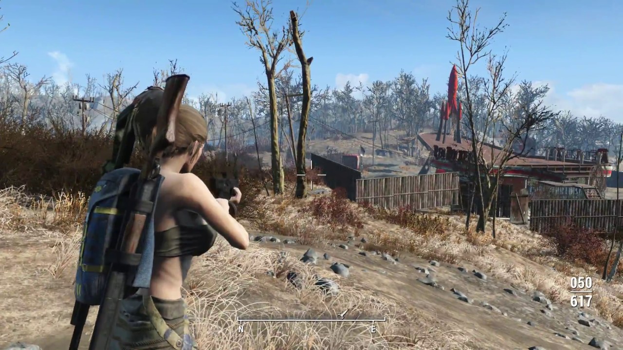 FALLOUT 4 MODS HOLSTERED WEAPONS BY AZAR - YouTube