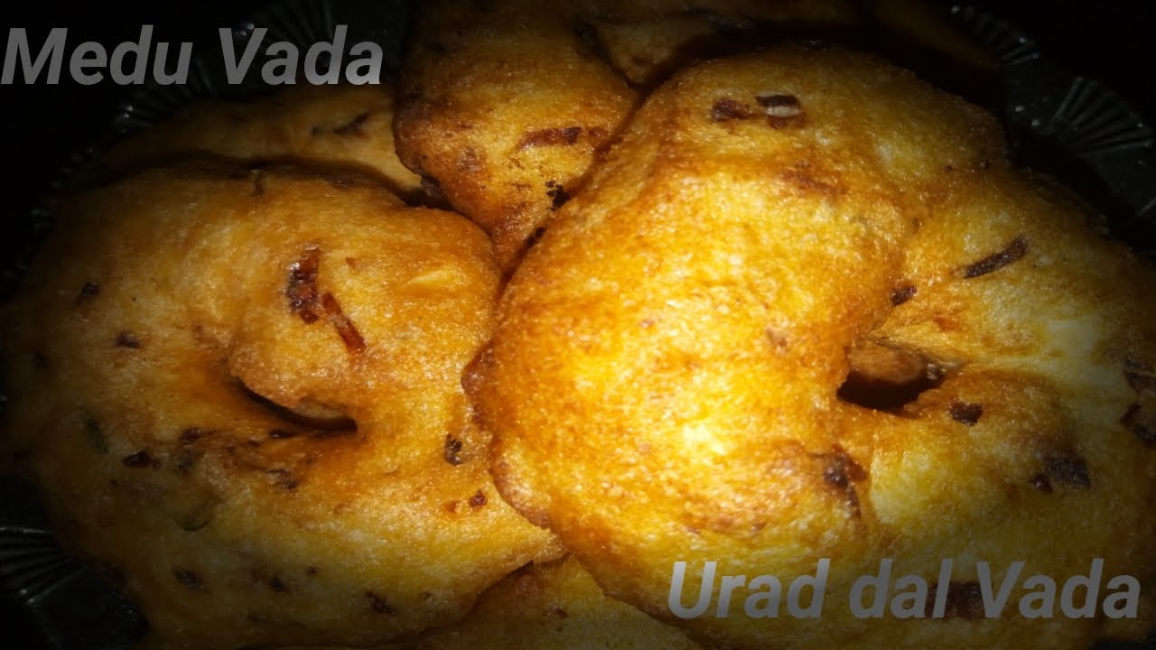 Medu Vada||Urad dal Vada||Ulundu Vada||How to make Medu Vada - YouTube
