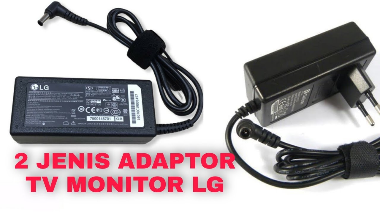 ADAPTOR LG TV MONITOR LED LCD LG 19V 1.7A. - YouTube