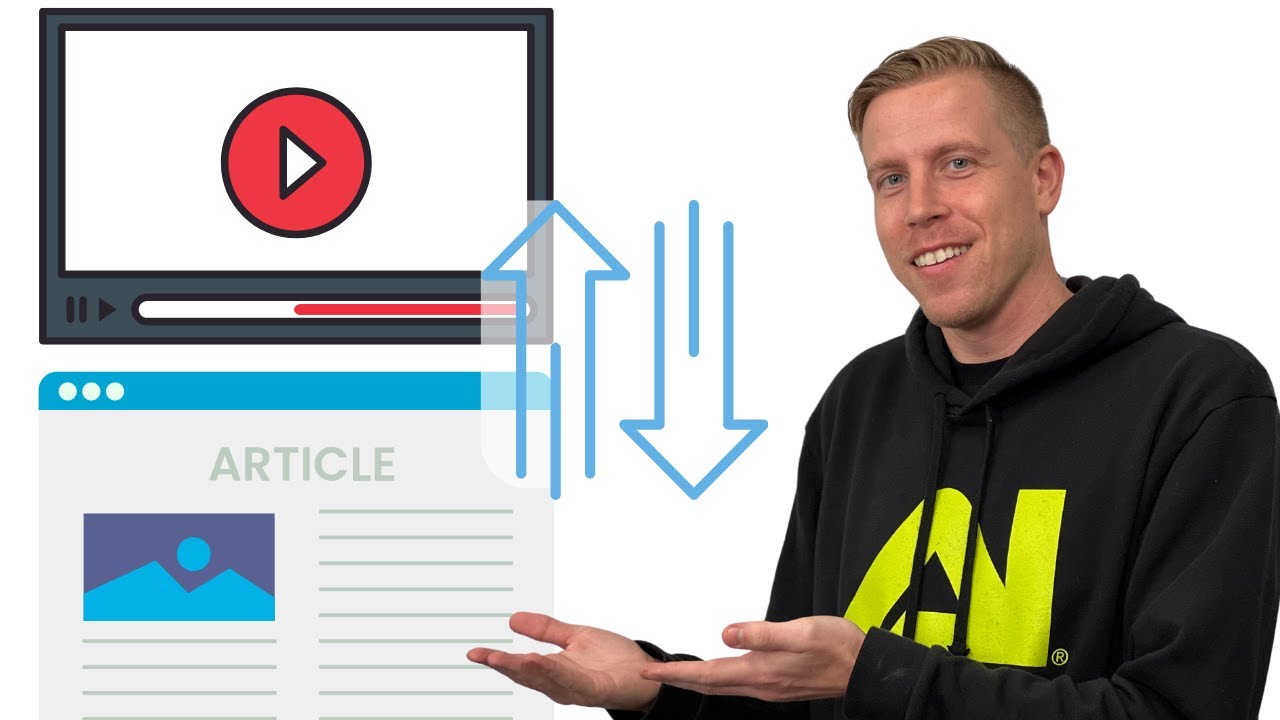 How to Turn a Video into an Article - Full Tutorial - YouTube