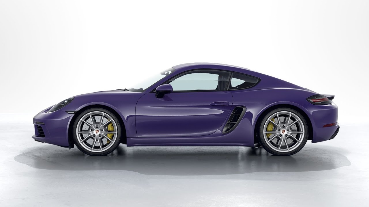 Porsche 718 Cayman S Paint Colours | Paint to Sample / Custom Colour ...
