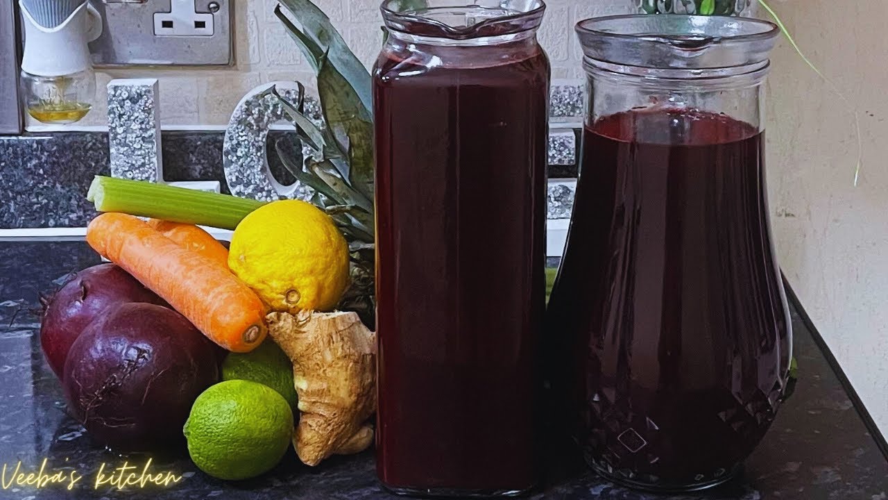 Best homemade beetroot juice for long life | @Veeba's kitchen. - YouTube