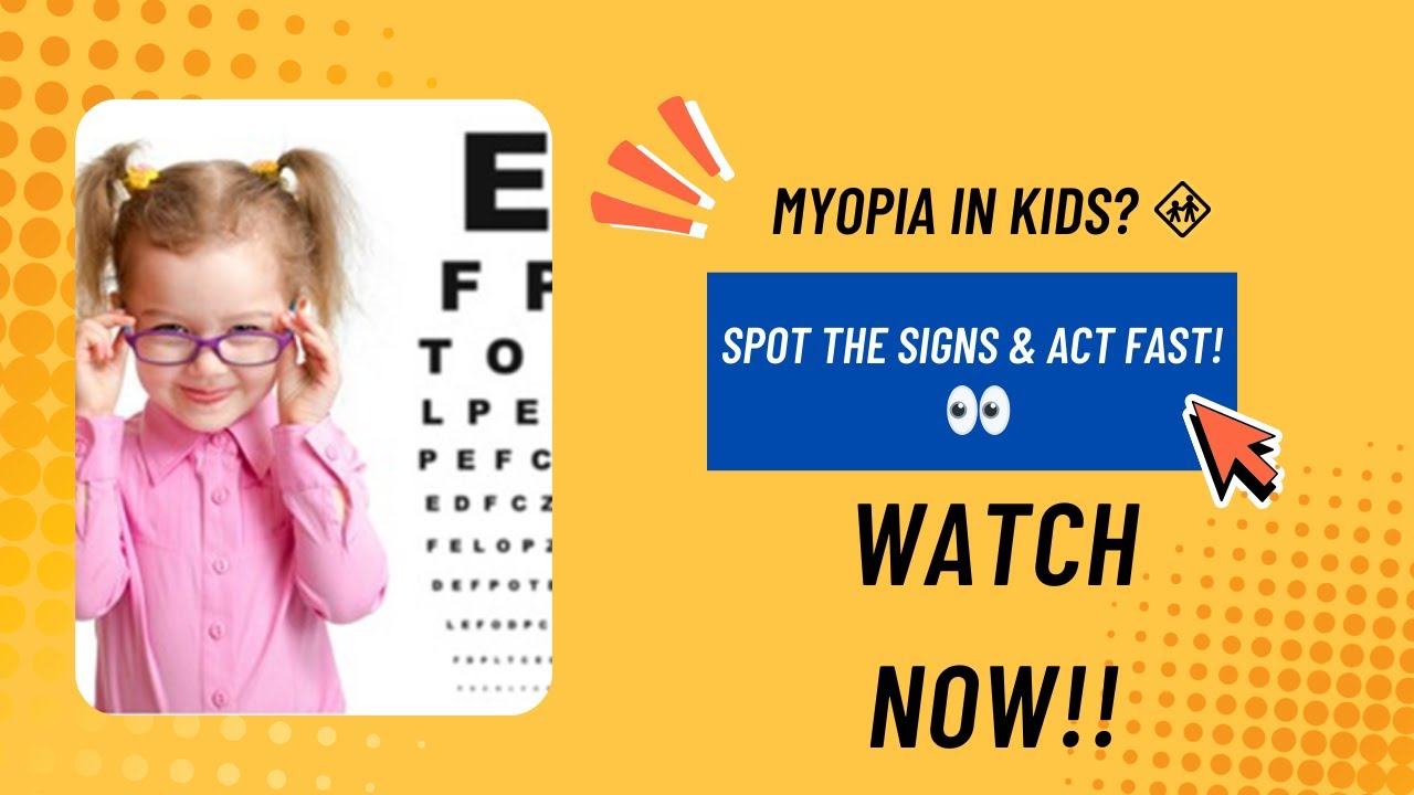 Is Your Child Developing Myopia? Signs & When to Get an Eye Test! 👓🚨 ...