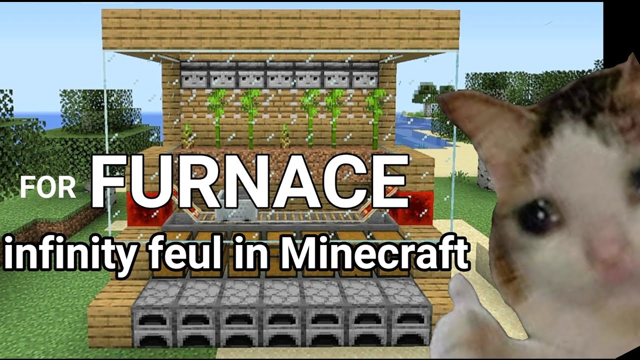 Infinity fuel in Minecraft for furnace - YouTube