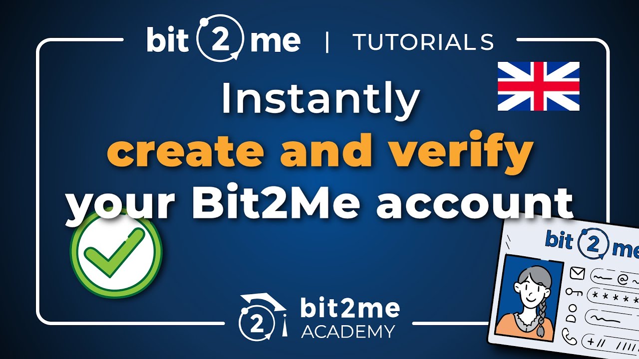 👩‍🏫 TUTORIAL Instantly create and verify your Bit2Me account - YouTube