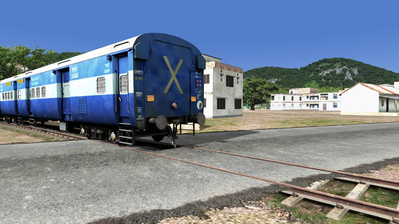 BNDM WDM3D Shunting 3 ICF SLR COACHES At Parking Site ! NGC WDM3D ...