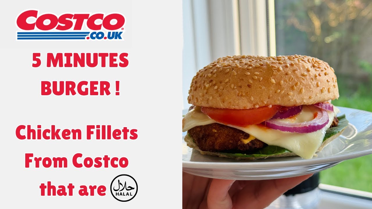 EASY 5 MINUTES FROZEN CHICKEN FILLET BURGERS! QUICK AND DELICIOUS ...
