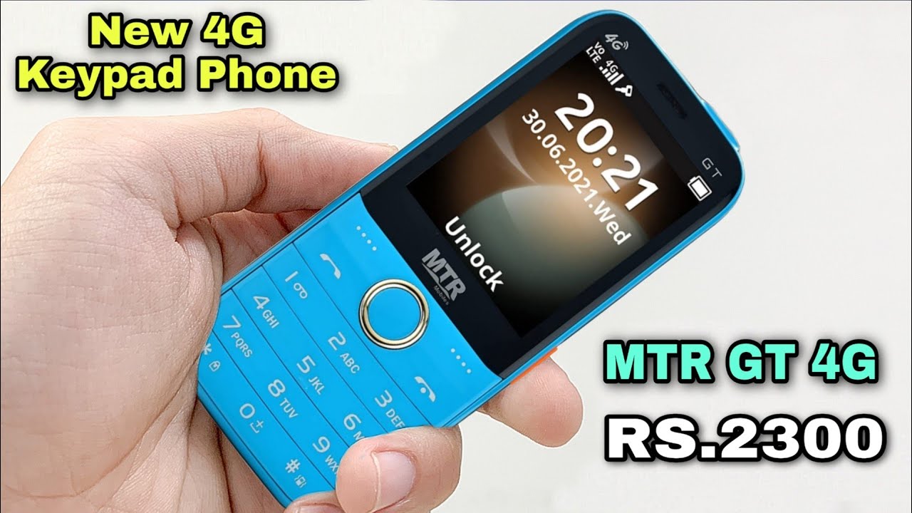 MTR GT 4G Newly launched 4g feature phone| Best 4g keypad phone 2022 ...