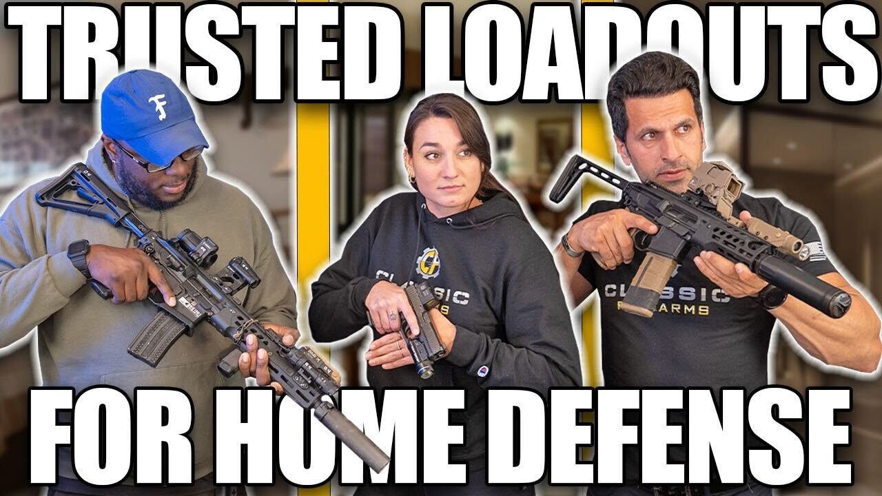 Choosing a Home Defense Gun | Setups We Use & Why - YouTube