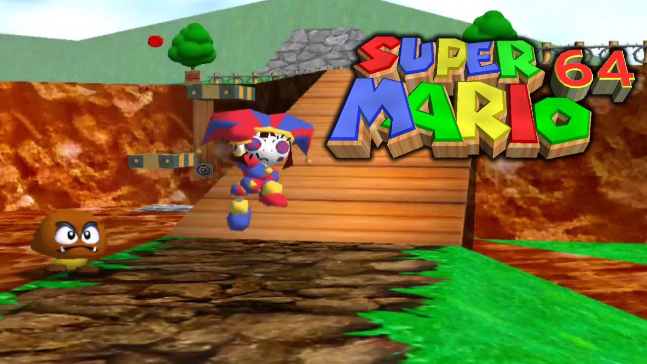 Super Mario 64 HD Textures Pomni The Amazing Digital Circus Mod v2.5 ...