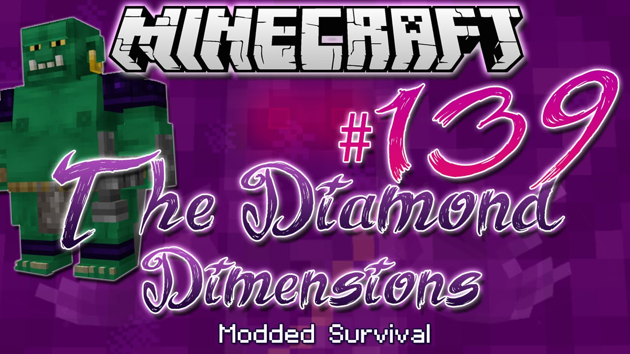 "MEETING AN OGRE" | Diamond Dimensions Modded Survival #139 | Minecraft ...