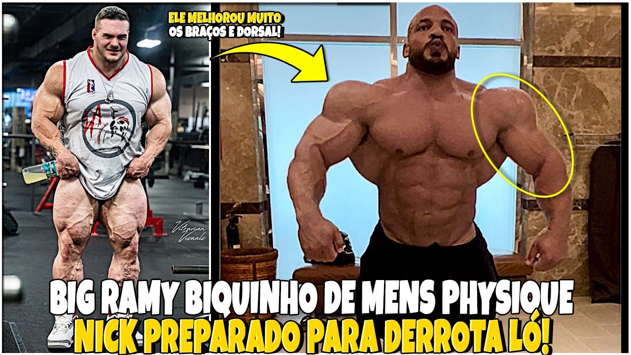 BIG RAMY SHAPE BIZARRO, MUITO GRANDE COM MELHORIAS NOS BRAÇOS E DORSAL ...