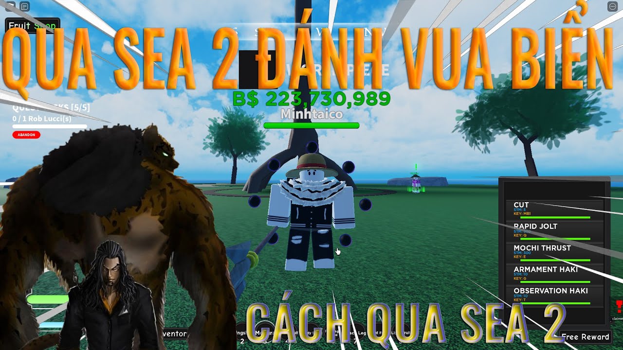 [Sea Beast] A 0ne Piece Game : Cách qua sea 2 cực dễ , điều kiện qua ...