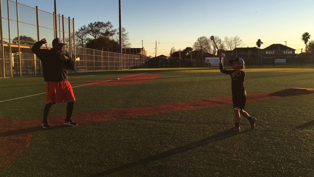 Learning proper throwing mechanics 9 years old - YouTube
