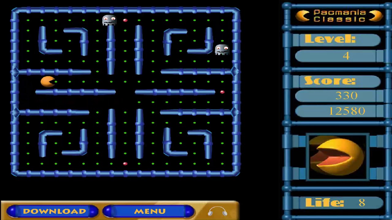 PACMANIA CLASSIC ONLINE WITH DELUXE PAC MAN ELEMENTS FEELING FROM FREE ...