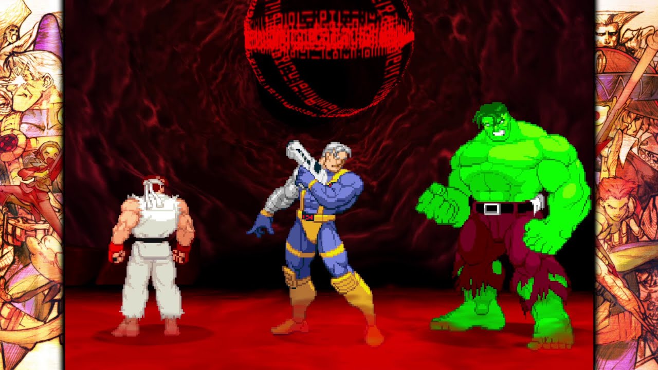 Marvel VS Capcom 2 - Ryu/Cable/Hulk - 8 Star Difficulty Playthrough ...