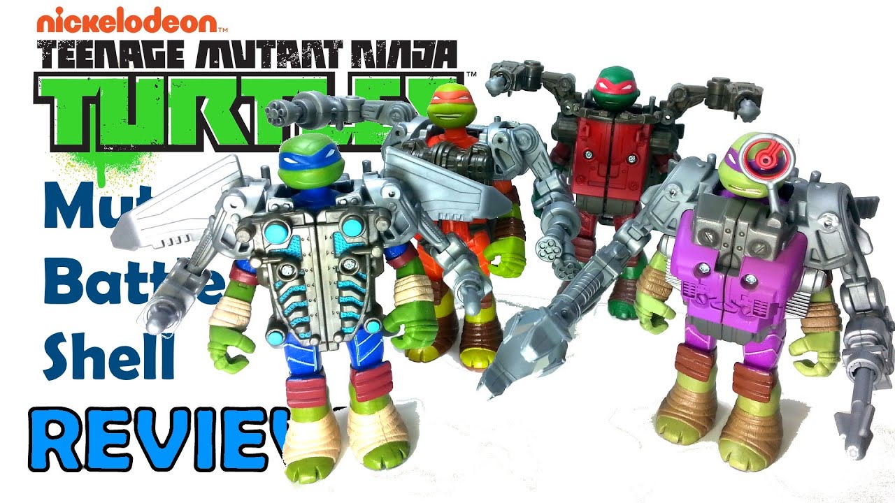 TMNT Mutating Battle Shell Toy Review Teenage Mutant Ninja Turtles ...