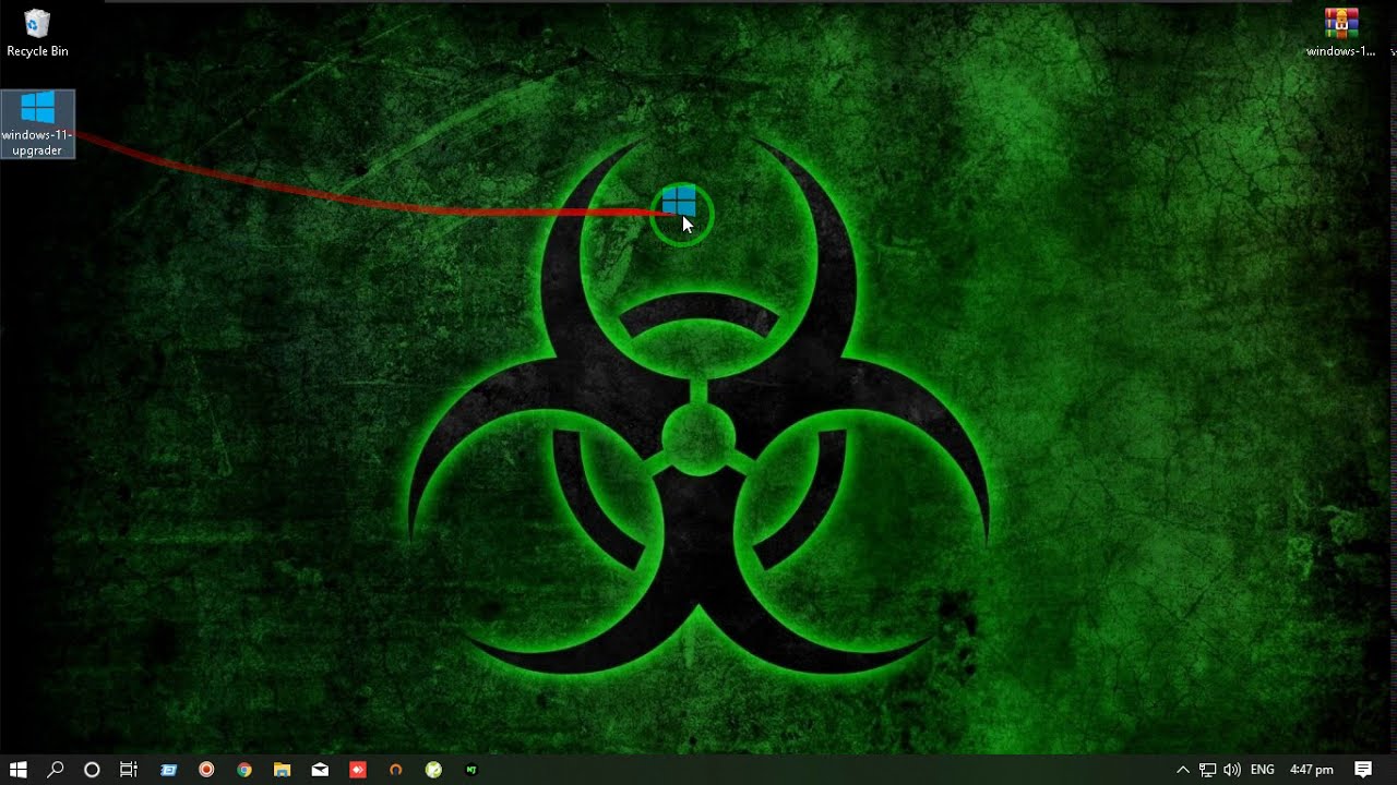 windows-11-upgrader.exe (Virus) - YouTube